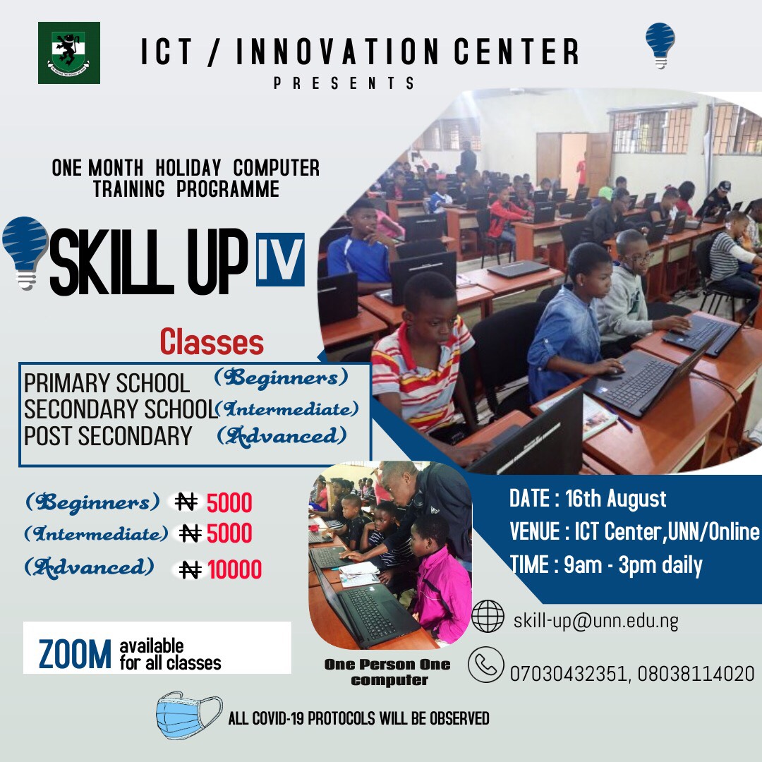 Skill Up IV Program For Primary Secondary School And Post Secondary